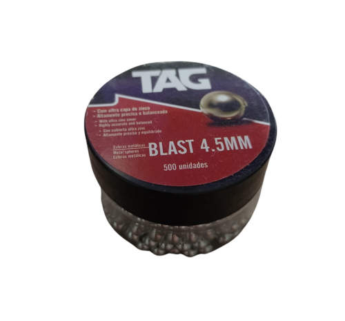 Esfera de Aço Tag Blast 4.5mm 500 unidades