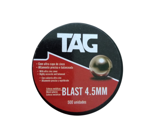 Esfera de Aço Tag Blast 4.5mm 500 unidades